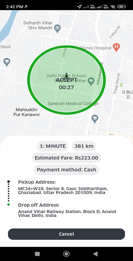 RideIn Taxi App- iOS Taxi Booking App by ankitsinha123 | CodeCanyon